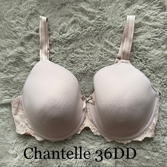 Chantelle | Intimates & Sleepwear | Chantelle Lace Size 36dd Beige Rive ...